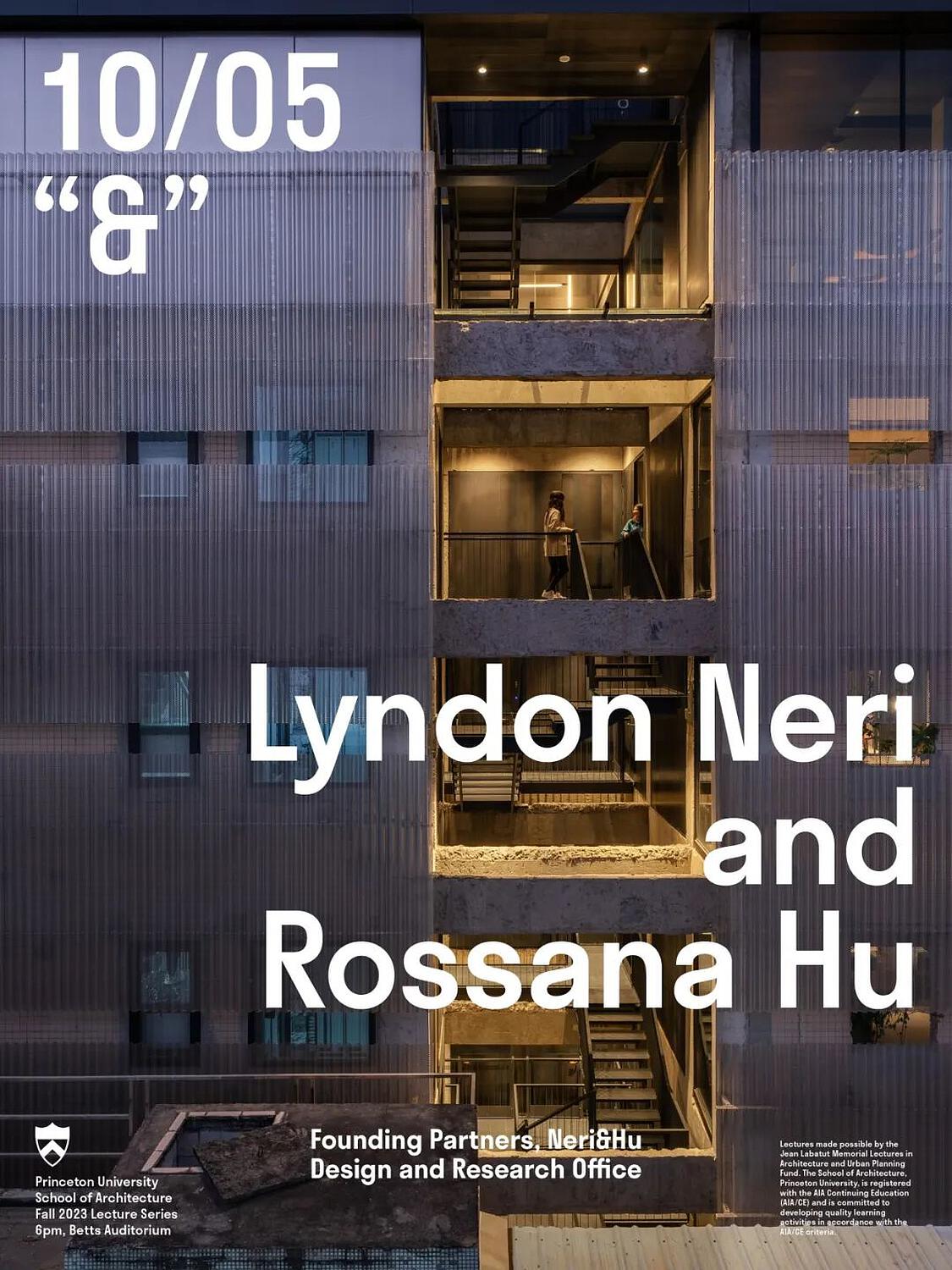 Neri&Hu – Neri&Hu Lecture | Lyndon Neri and Rossana Hu will be giving ...